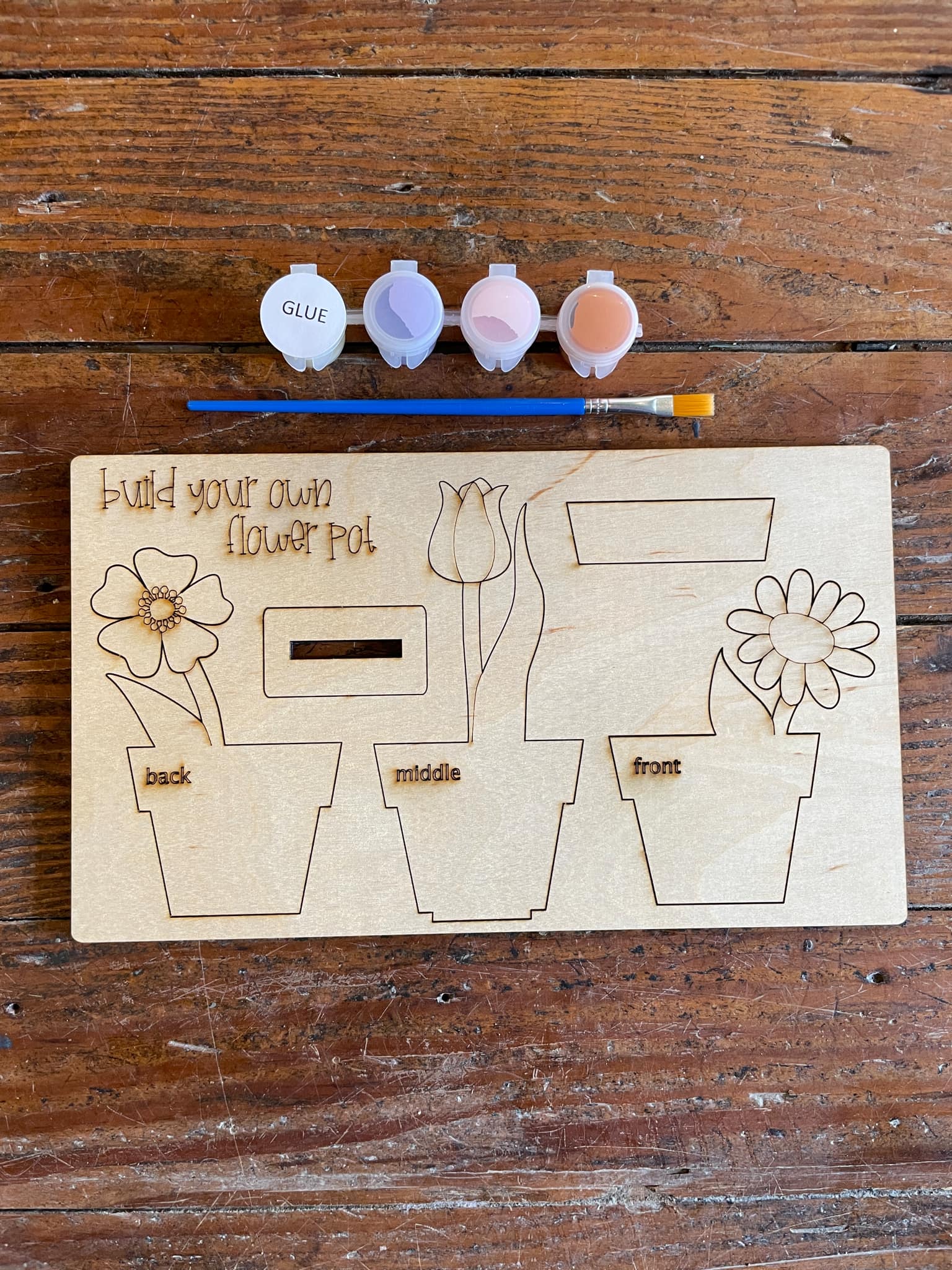 Flower Pot Pop Out Kit | Wandering Goose