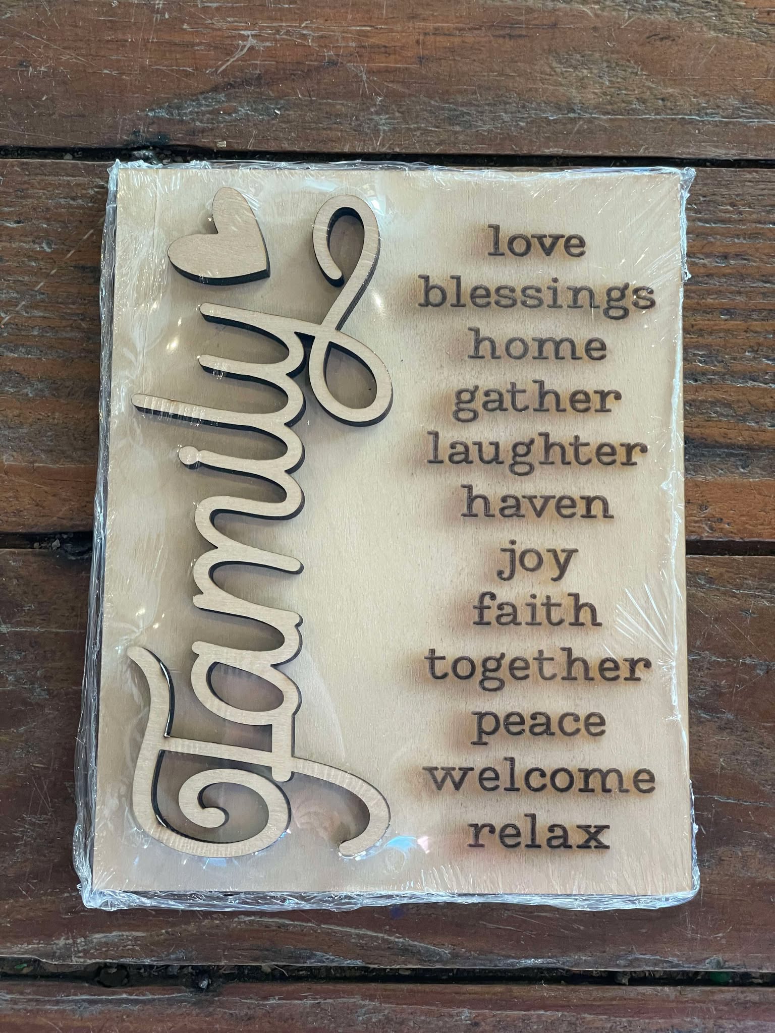 Interchangeable Frame Family Words Add On Kit | Wandering Goose