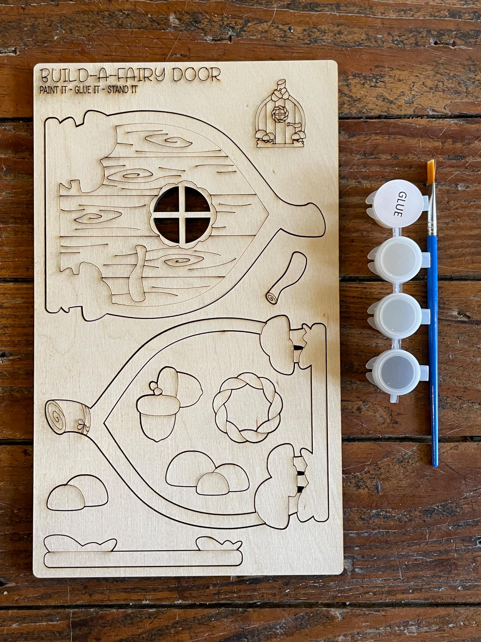 Woodland Fairy Door Pop Out Kit | Wandering Goose